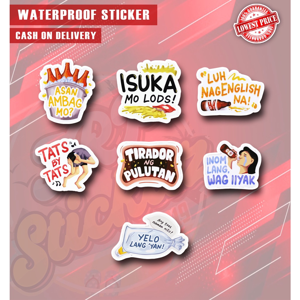 Inuman, Walwal, Lasing Inspired Stickers | Hologram / Vinyl | JRP ...