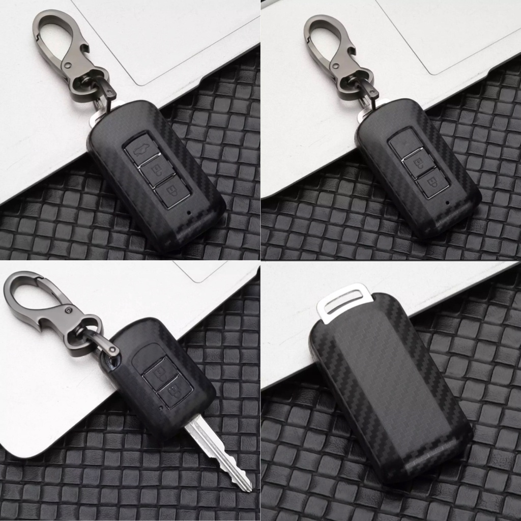 Kevlar car key case MITSUBISHI all models with car keychain pajero ...