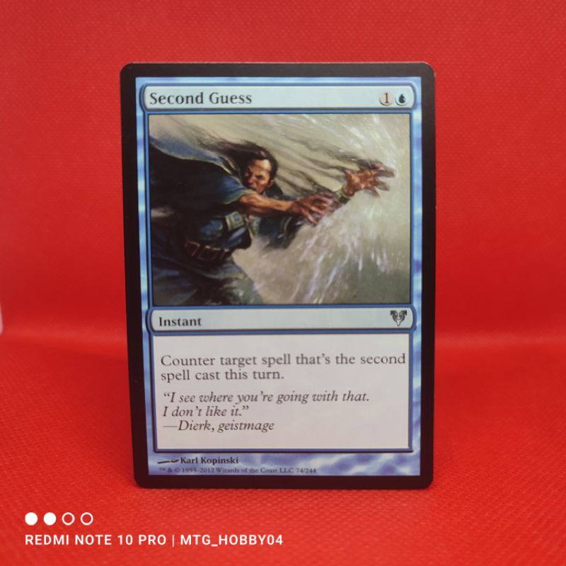 Second Guess - mtg card | Shopee Philippines