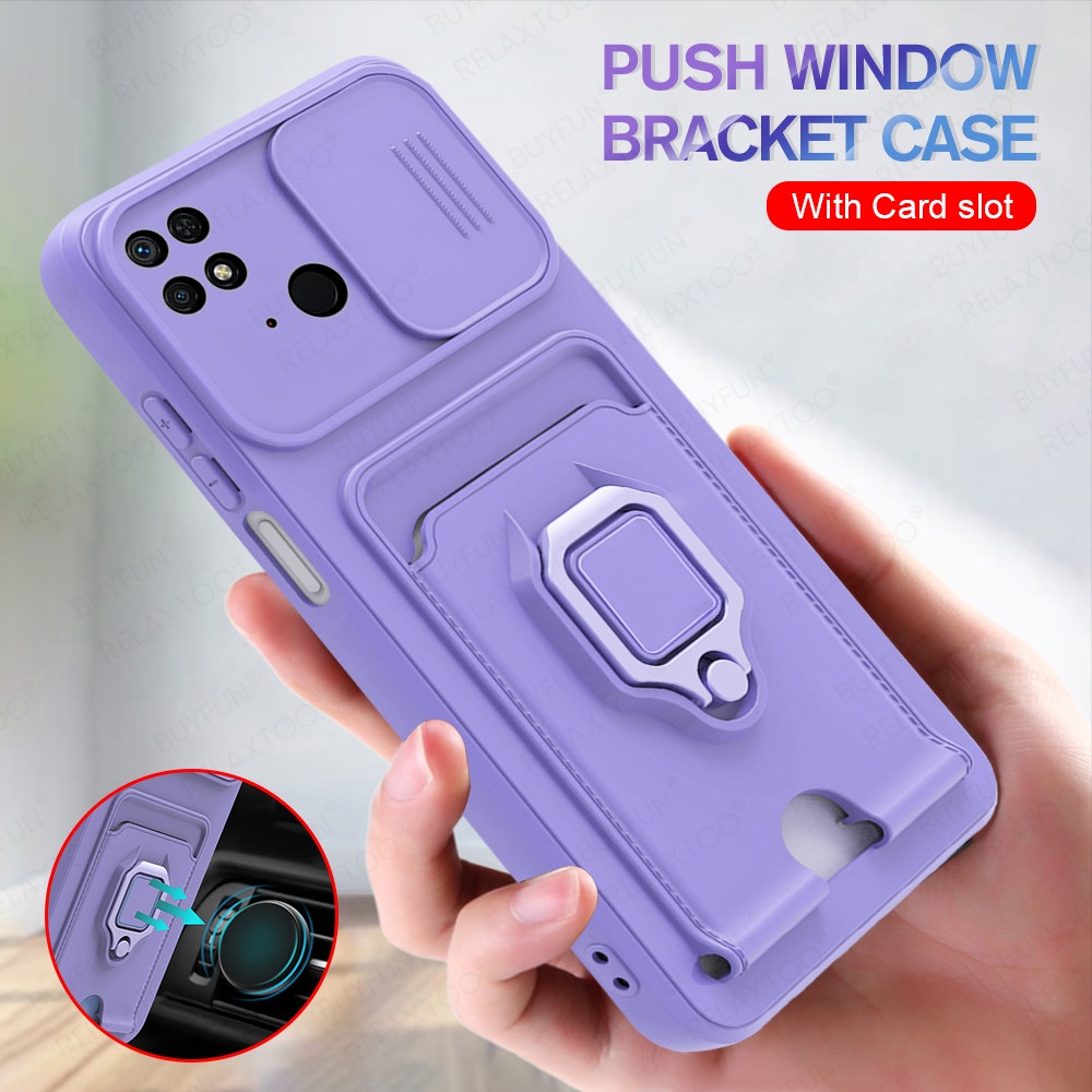 Sliding Window Camera Shockproof Case For Xiaomi Redme 10C Redmy 10 C ...