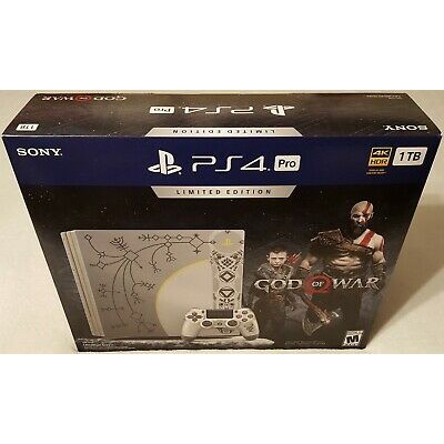 Sony playstation 4 pro limited edition god of war 1tb console new | BeeCost