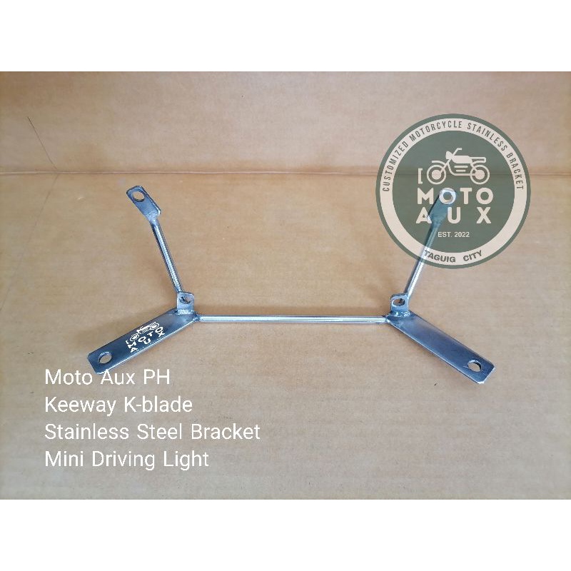 KEEWAY K-BLADE STAINLESS MINI DRIVING LIGHT BRACKET. | Shopee Philippines