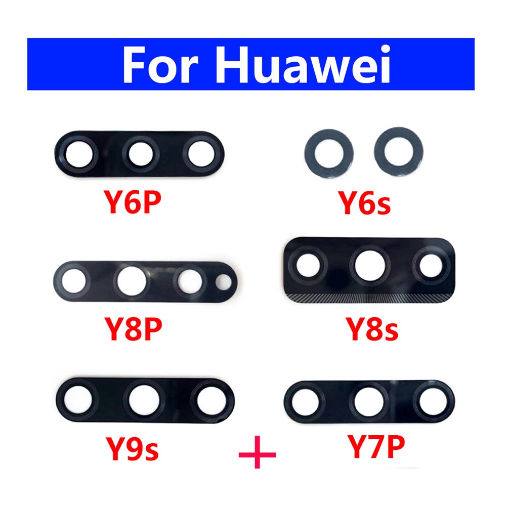 Camera Glass Lens Back Rear Camera Glass Lens with Glue For Huawei Y9S ...