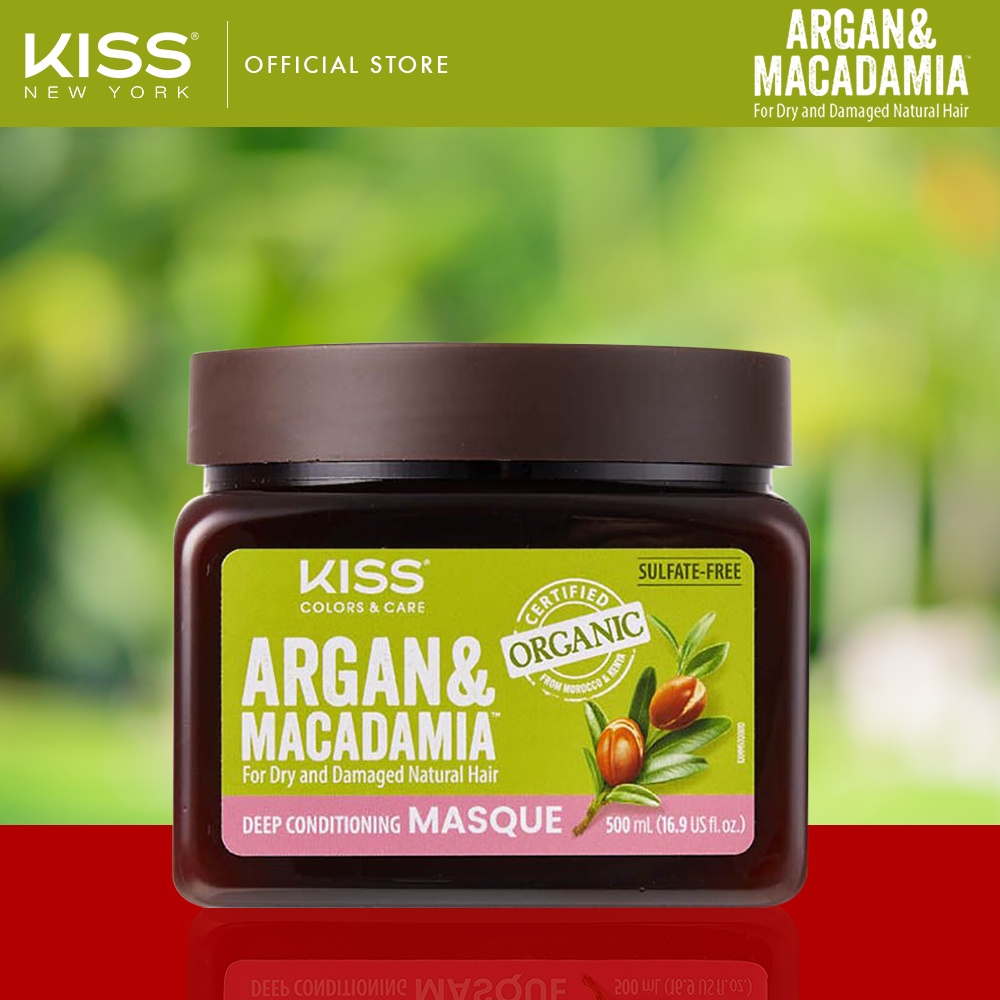 Kiss Colors & Care Argan & Macadamia Deep Conditioning Masque | Shopee ...