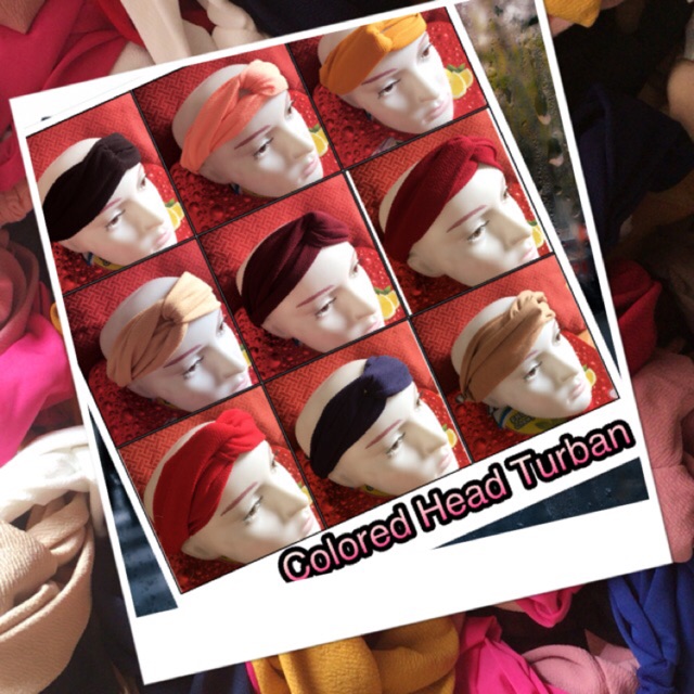 Trendy Head Turbans (colored) ️ 10 pcs for 120.00 | Shopee Philippines