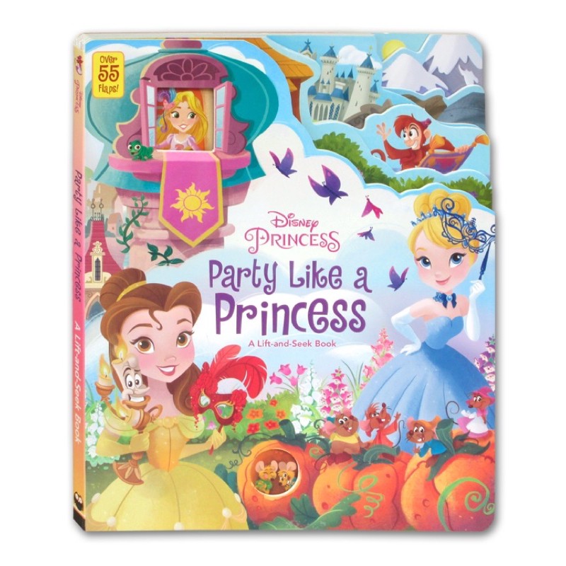 Disney Princess Party Like A Princess A Lift-And-Seek Board Book ...