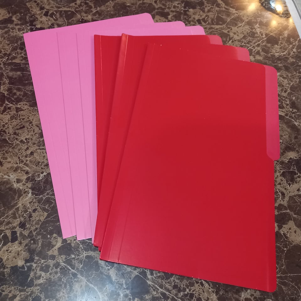 Colored Folder | by 10s | Pink, Red, Yellow, Blue, Green, Royal Blue ...