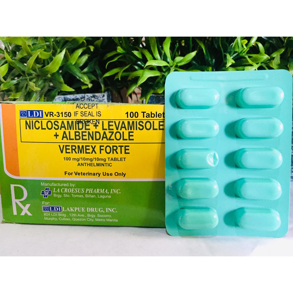 Vermex Forte tablet (10 tablets) | Shopee Philippines