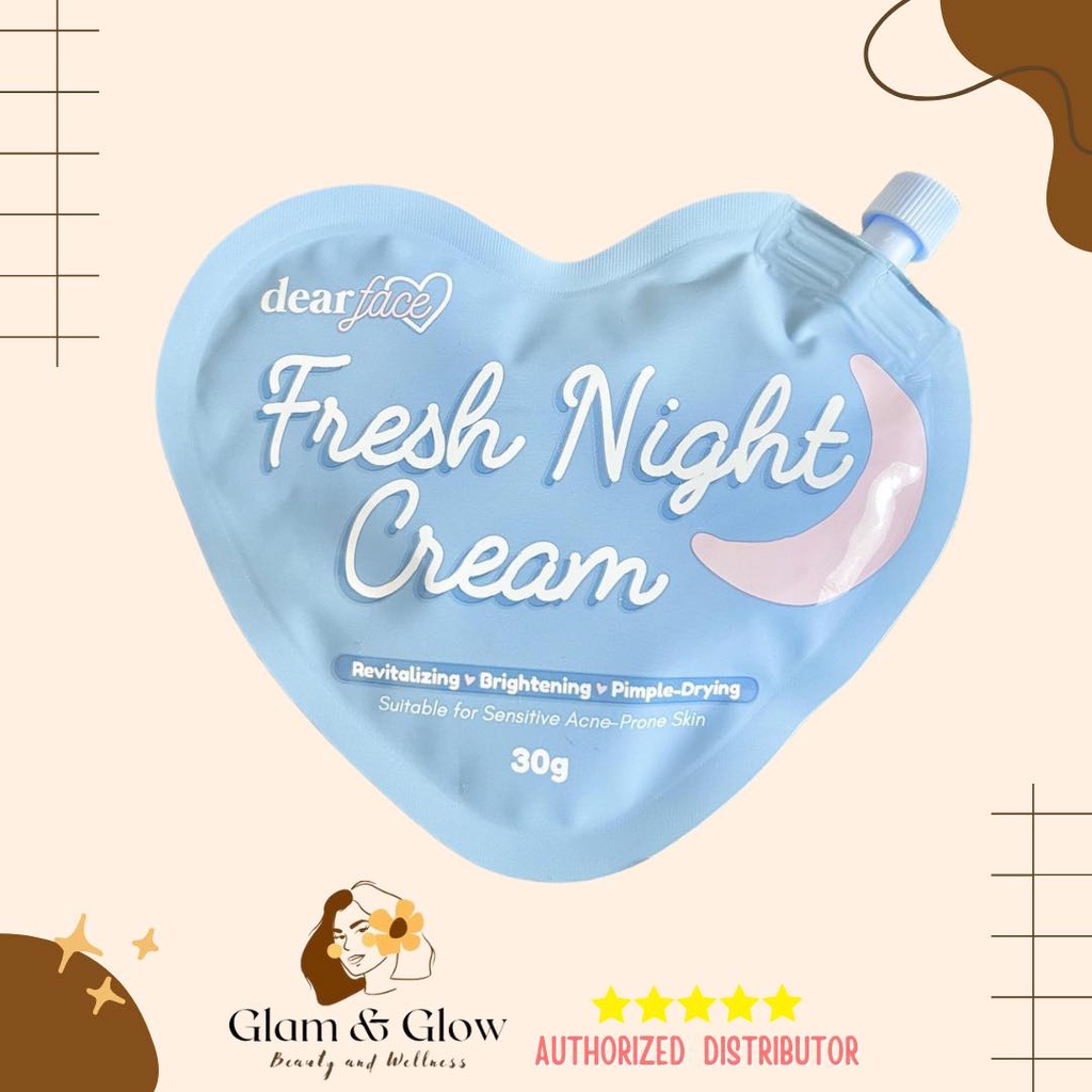 DEAR FACE Fresh Night Cream (30g) | Shopee Philippines