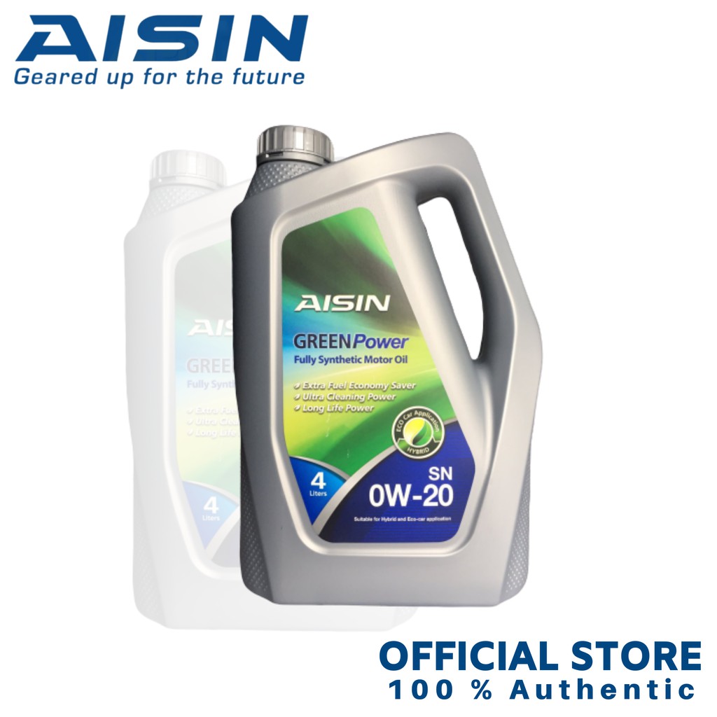 AISIN Fully Synthetic Motor Oil SN 0W-20 4L ( 4 Liters) | Shopee Philippines