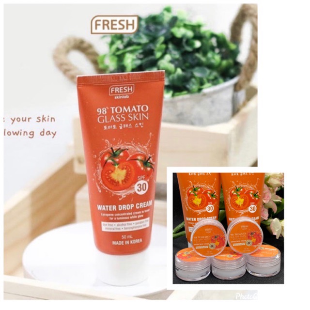 10ml Fresh Skinlab Tomato Glass Skin Water Drop Cream | Shopee Philippines