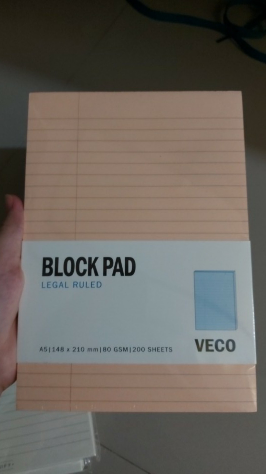 Veco Block Pad Legal Ruled (1pc) | Shopee Philippines
