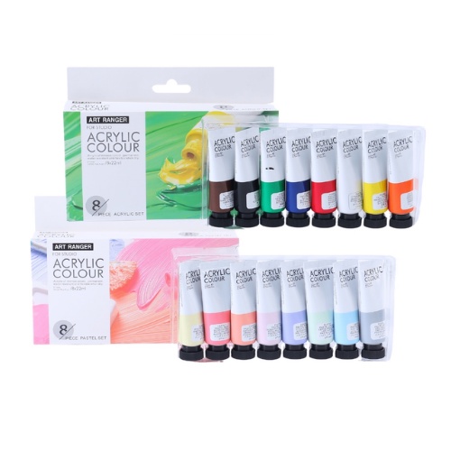 Art Rangers Acrylic Paint Set Of 8 Colors 22Ml (8 Tubes - Acrylic Set ...