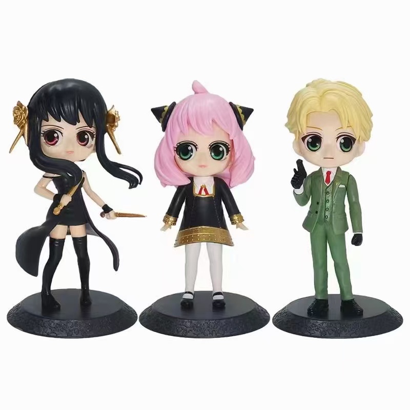 Qposket Spy x Family Loid Forger Anya Yor Forger Figure | Shopee Philippines