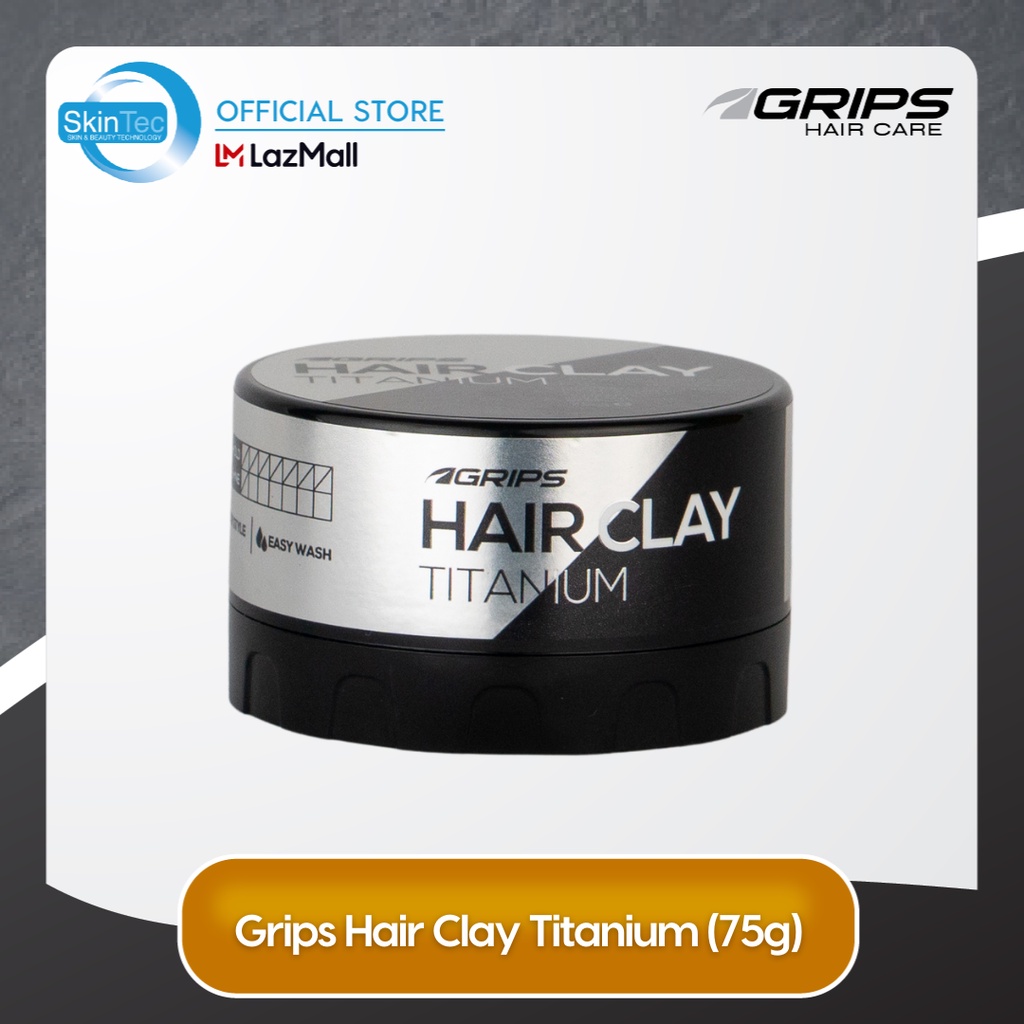 Grips Hair Clay Titanium (75g) | Shopee Philippines