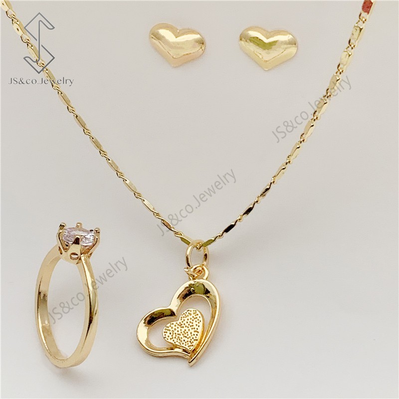 JS&CO jewelry 18K Gold Plated 3in1 Jewelry Set For Women set-49 ...