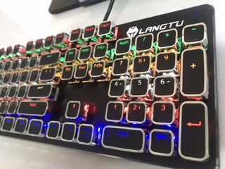 Wolf Totem G-100 Black Keys Mechanical Keyboard Typewriter | Shopee ...