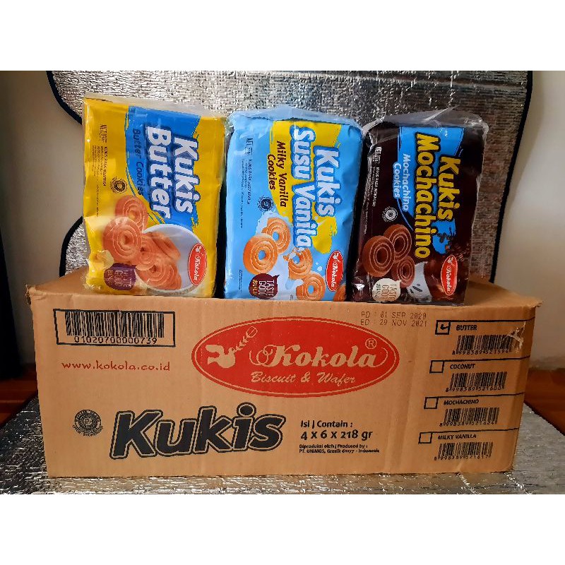 kokola kukis in a box assorted(24pcs) | Shopee Philippines