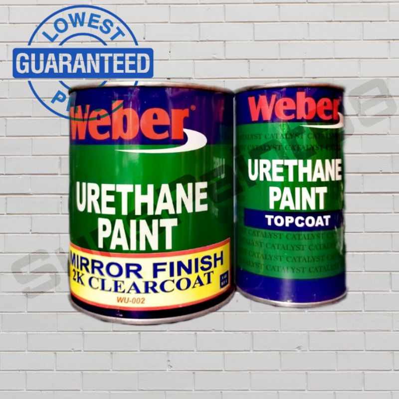 Weber Mirror Finish 2K Clearcoat (1L) | Shopee Philippines