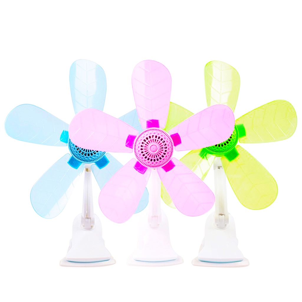 Portable 5 Plastic Blades Clip Electric Fan | Shopee Philippines
