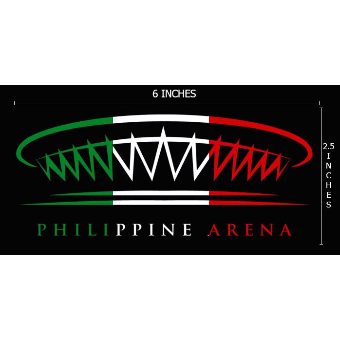 INC PHILIPPINES ARENA STICKER CUT OUT | Shopee Philippines