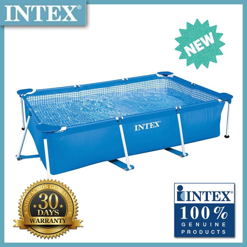 Intex 28270 Rectangular Frame Pool 2.2m x 1.5m x 60 cm | Shopee Philippines