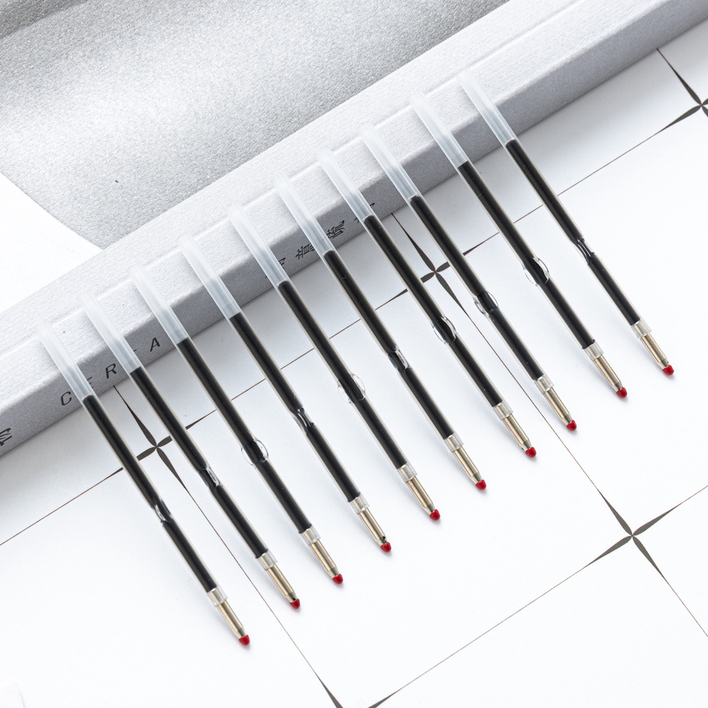 10 PCS Plastic Ballpoint Pen Refill Wholesale Student Stationery ...