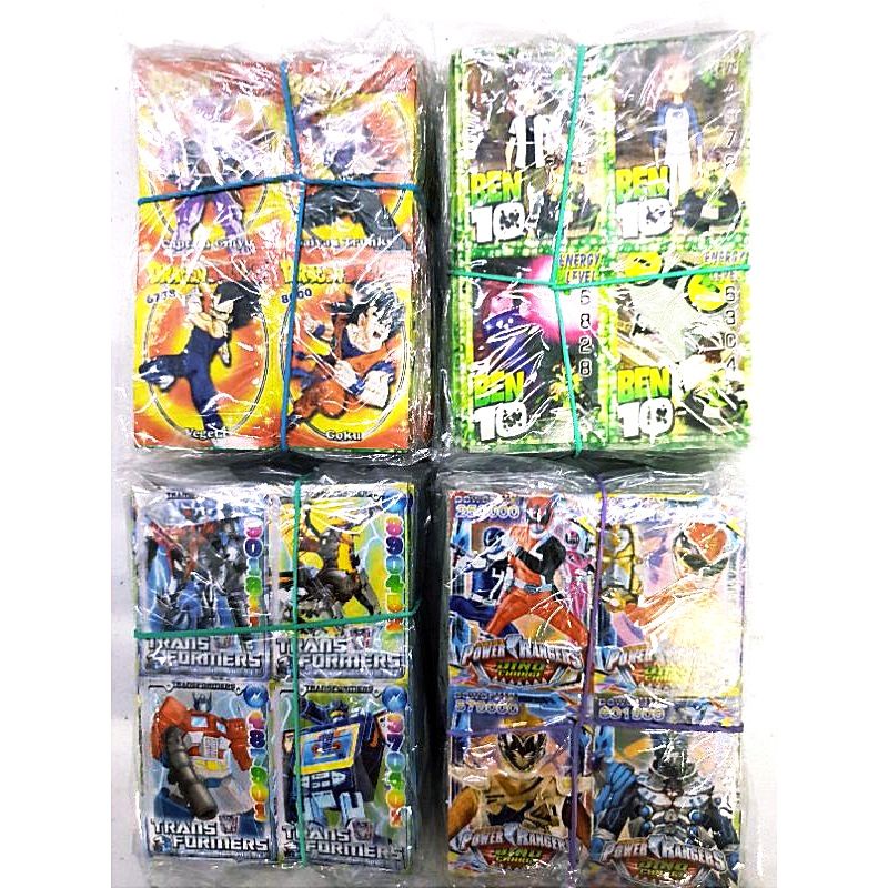 Random CHARACTER TEKS TEXT 10/bundle 64pcs/pad | Teks Playing Card ...