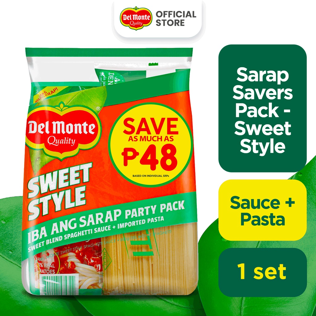 DEL MONTE Sarap Savers Pack - Sweet Style 1 Set (Spaghetti Sauce ...