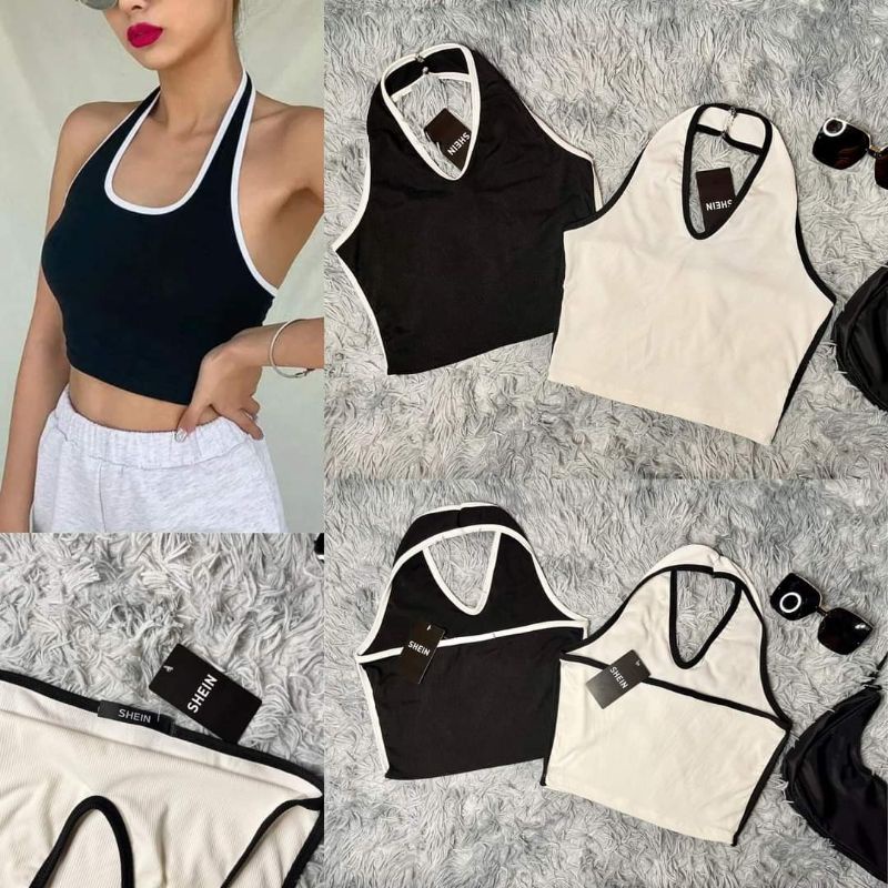 Candies Queen Collar Ringer Crop Top | Shopee Philippines