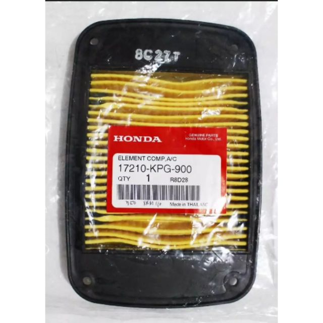 ORIGINAL HONDA AIR CLEANER ELEMENT (AIR FILTER) FOR XRM 110 | Shopee ...