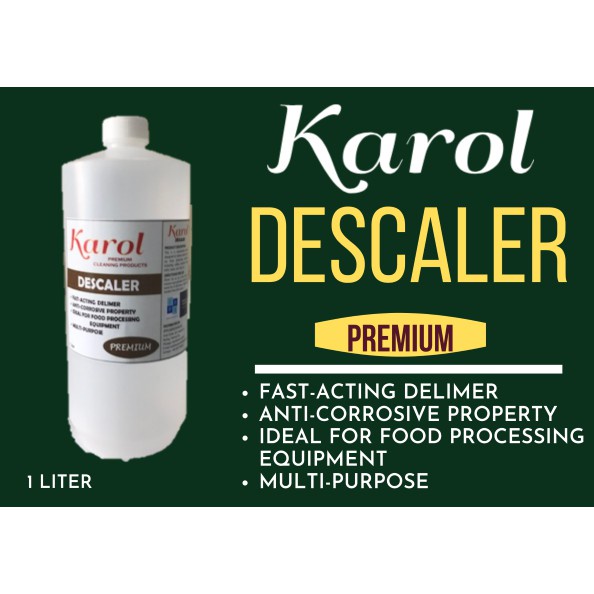 KAROL Descaler 1 Liter (Delimer, Multipurpose Surface Cleaner) | Shopee ...