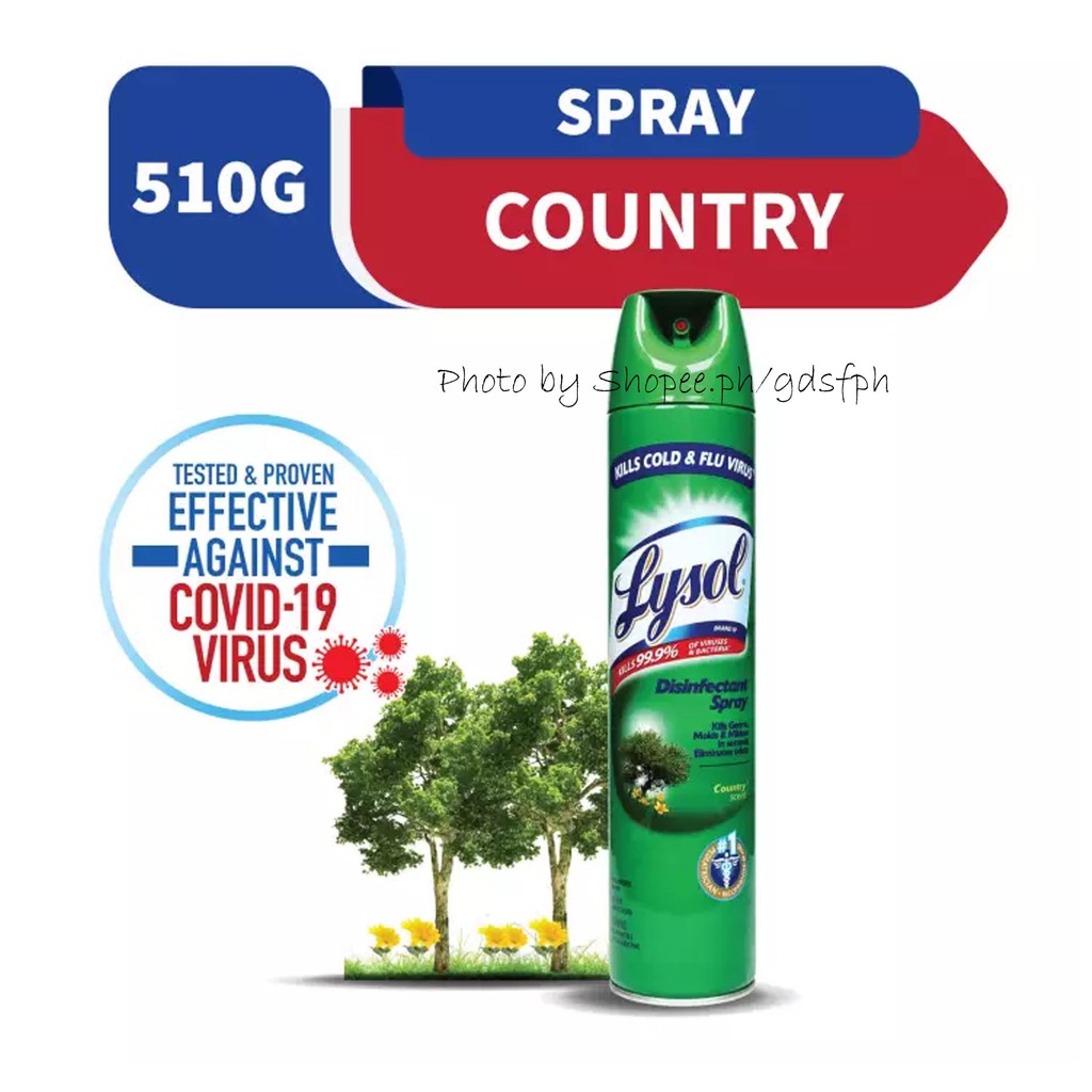 Lysol Disinfectant Spray Country Scent 510g | Shopee Philippines