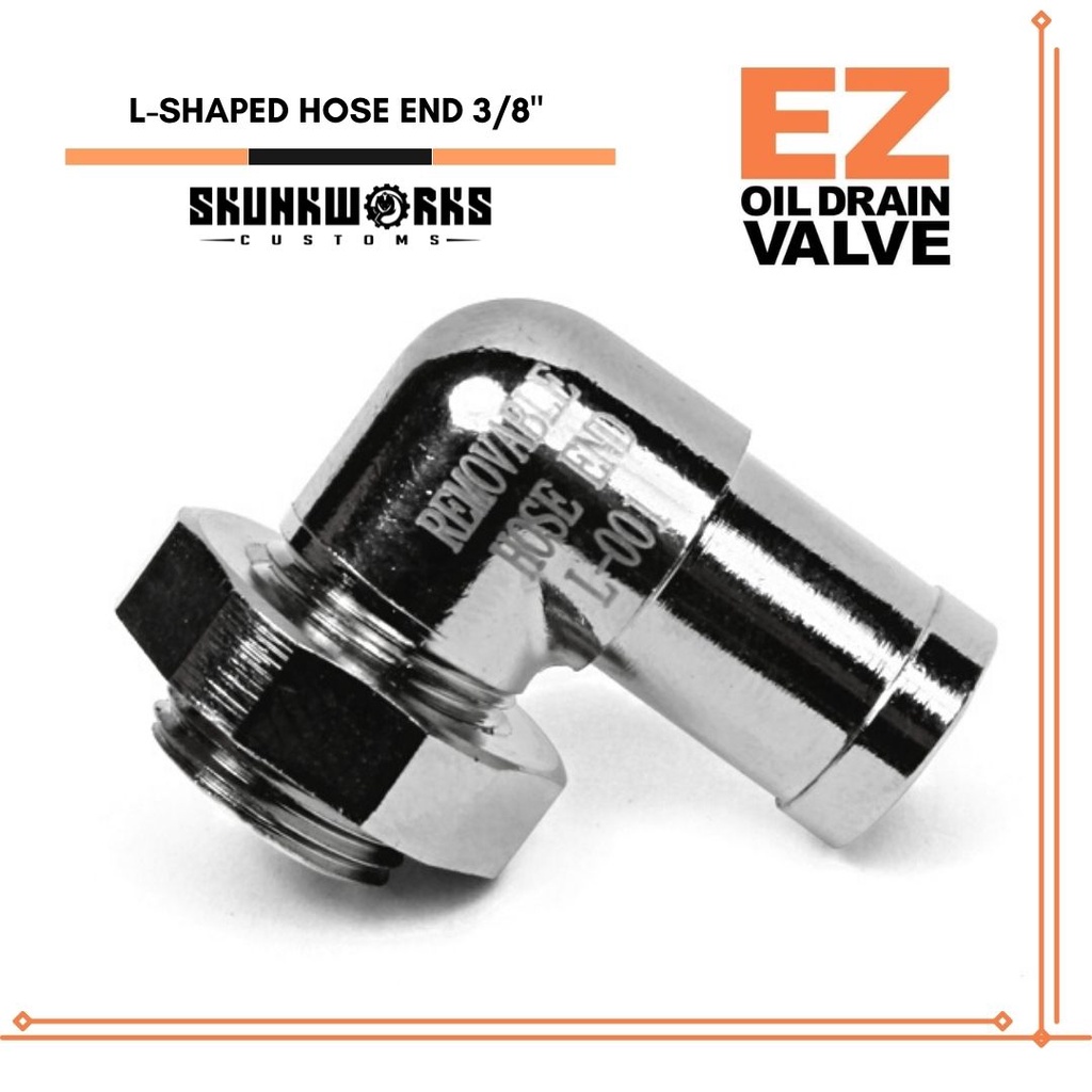 EZ Oil Drain Valve Hose End (L-Shaped Hose End) | Shopee Philippines