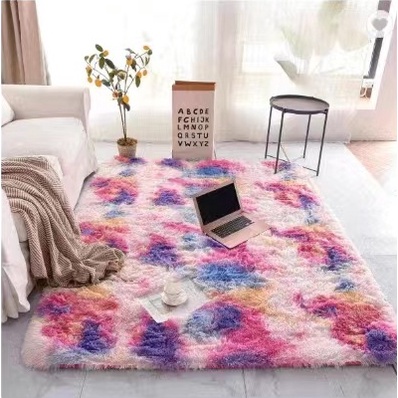 120x160cm/80x160cm 2 Tone Soft Fluffy Multicolor Rugs Bedroom Floor ...