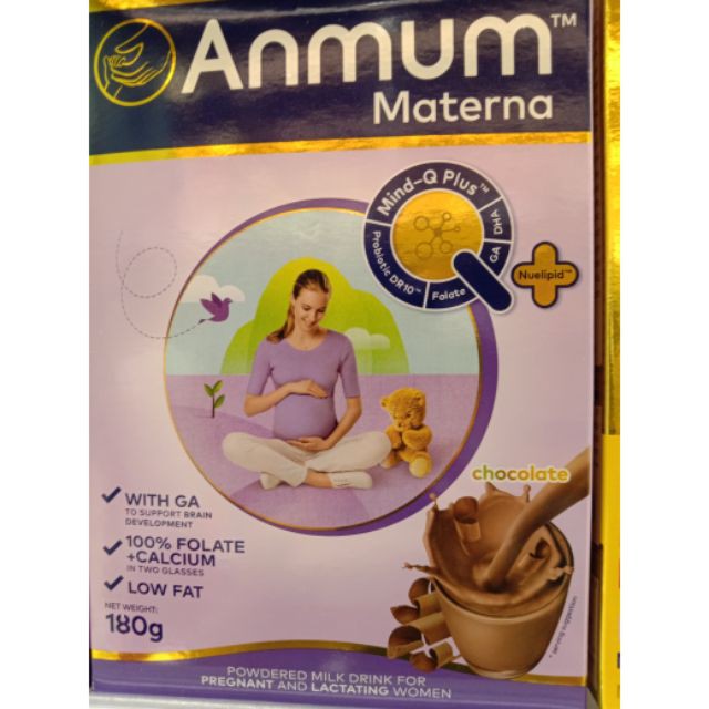 Baby milk maternal milk Anmum maternal chocolate milk drink 180g | BeeCost