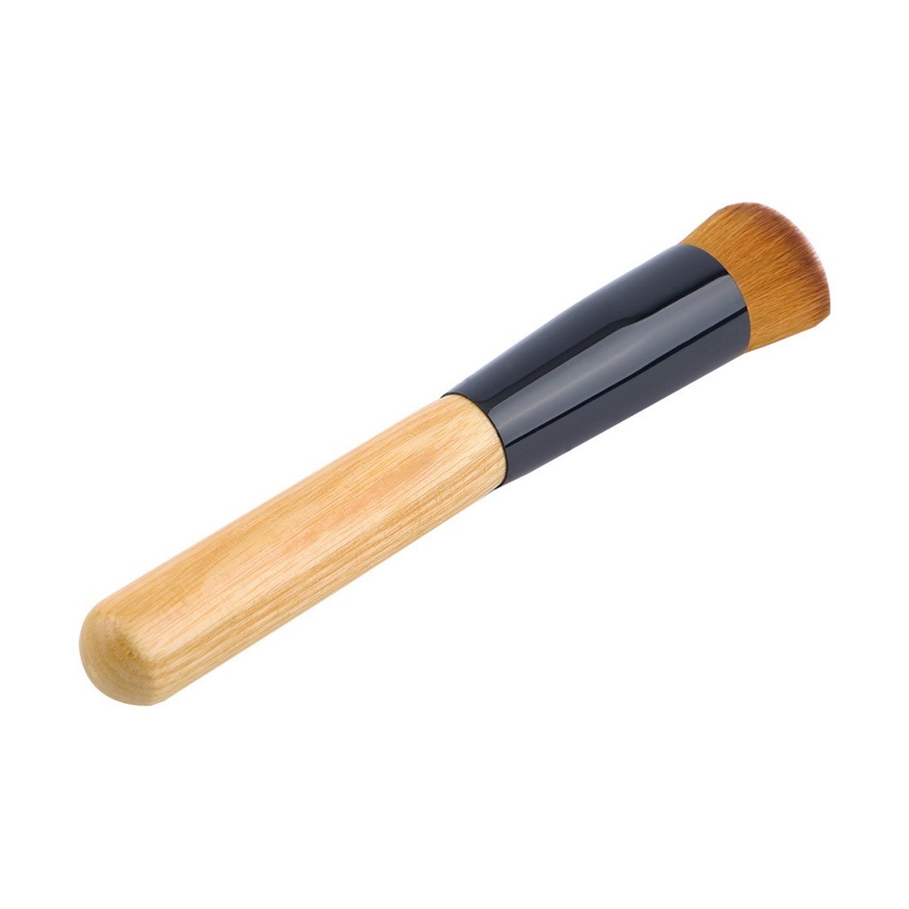 Professional Soft Fiber Angled Flat Top Foundation Powder Brush ...