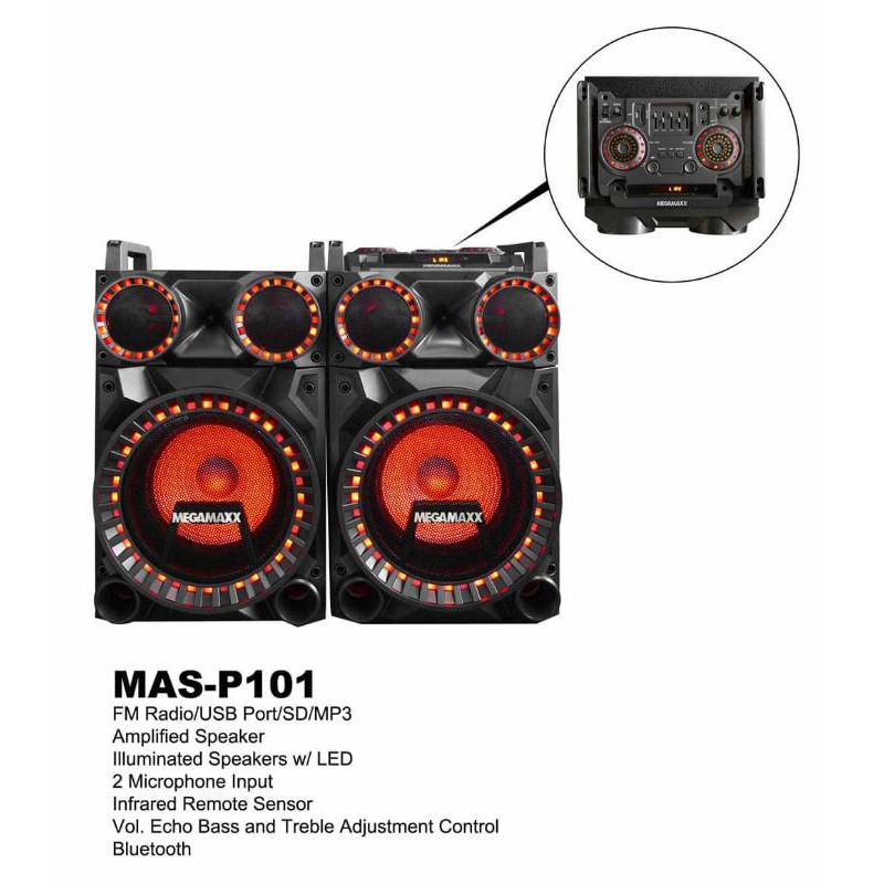 amplified speaker(megamaxx) | Shopee Philippines