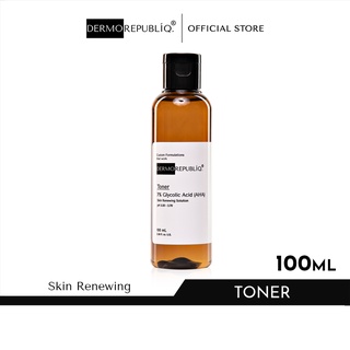 Dermorepubliq 7% Glycolic Acid (AHA) Skin Renewing Toner - 100 mL ...