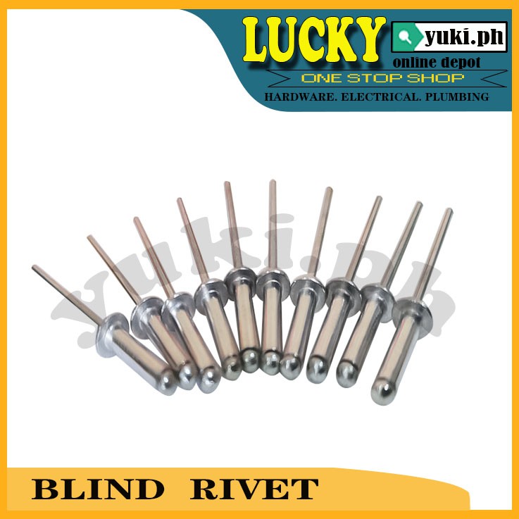 BLIND RIVET 3/16"x1/2" / 1/8"x1/2" / 5/32"x1/2" / 3/16x3/4" / 1/8"x3/4 ...