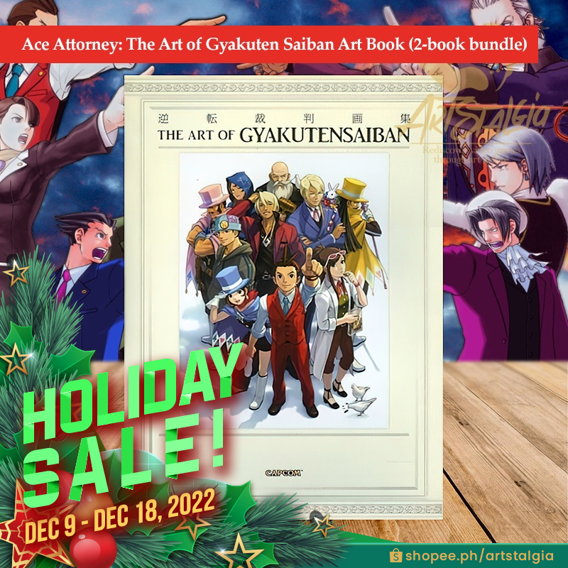 Ace Attorney: The Art of Gyakuten Saiban Art Book (2-book bundle ...