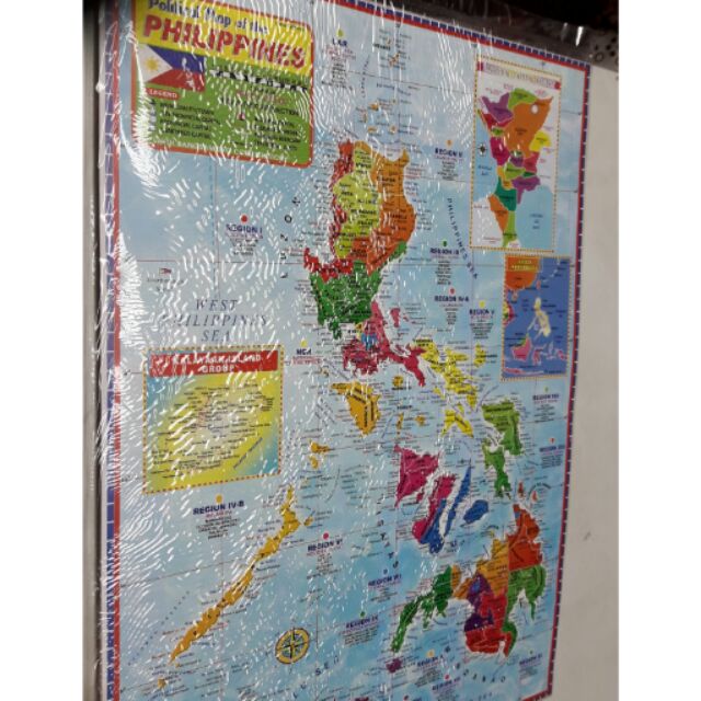 Philippines map small for students | Shopee Philippines