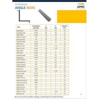 Aluminum Angle Bar (various sizes) | Shopee Philippines