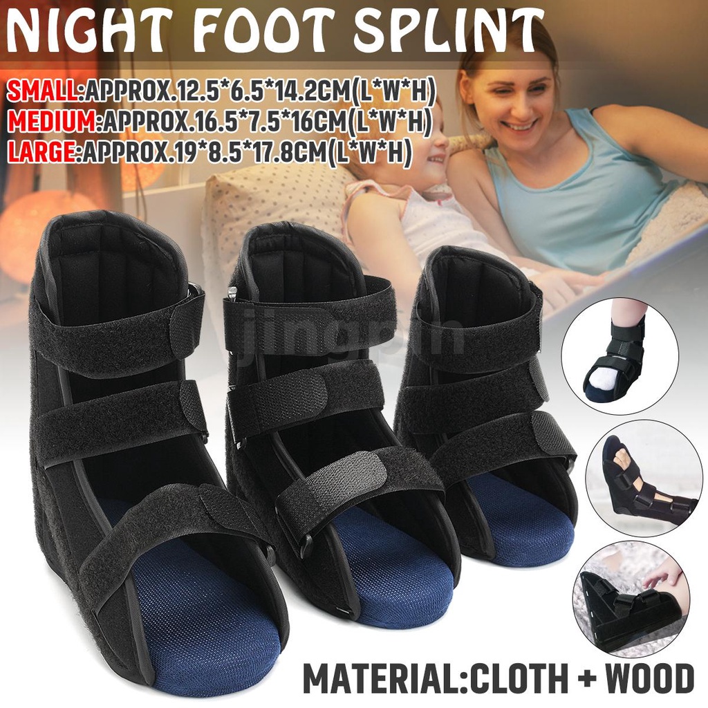 Local Stock Soft Night Splint Boot Brace Support Tendinitis Plantar ...