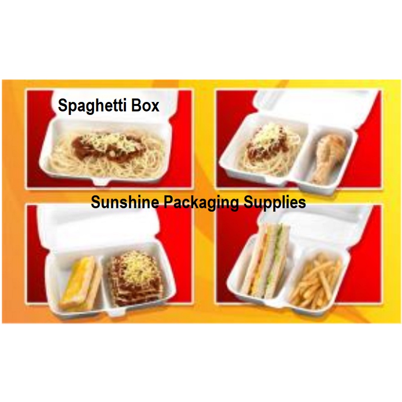 Spaghetti Styro Box Spag Jr | Shopee Philippines