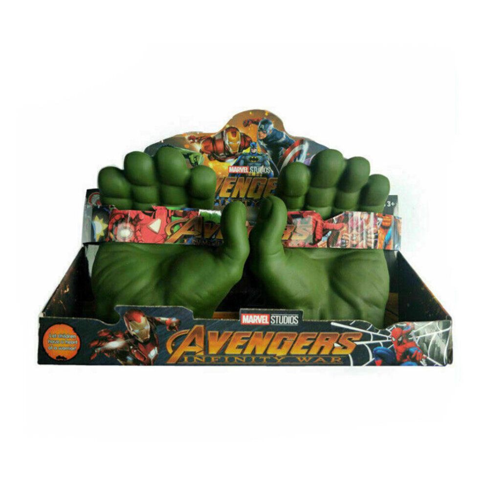 kid Hulk Smash Hands The Avengers Cosplay Soft Toy Doll Gloves One Pair ...