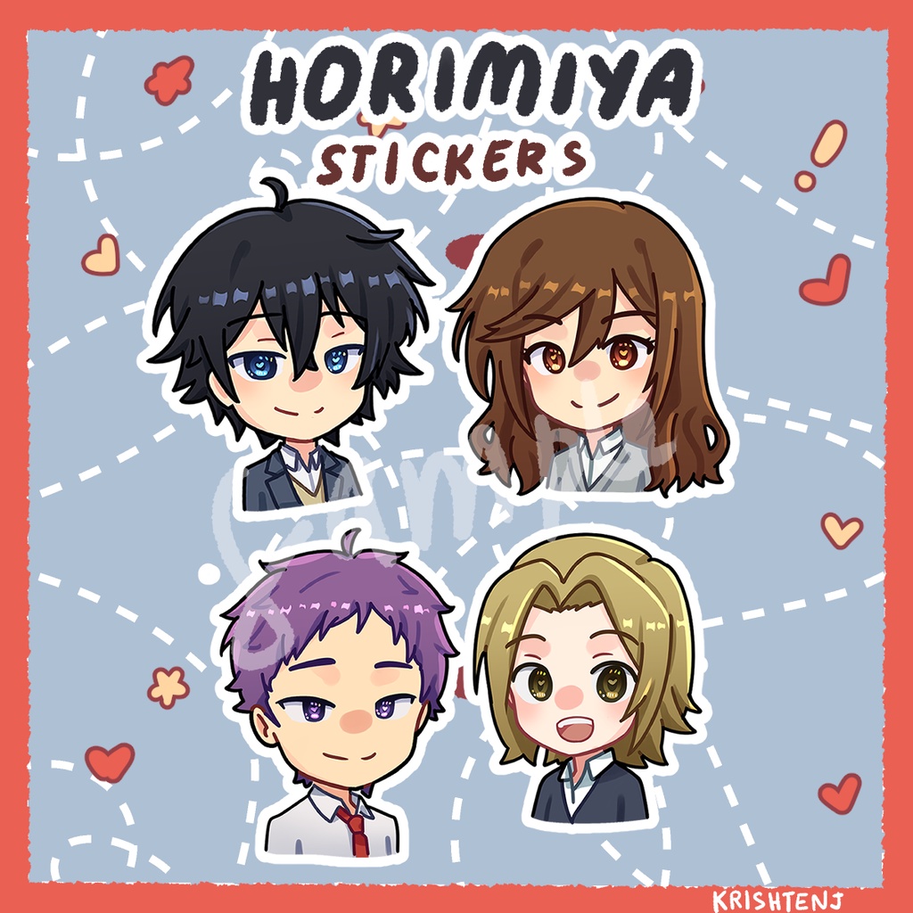 Horimiya Matte Vinyl Stickers : Krishten | Shopee Philippines