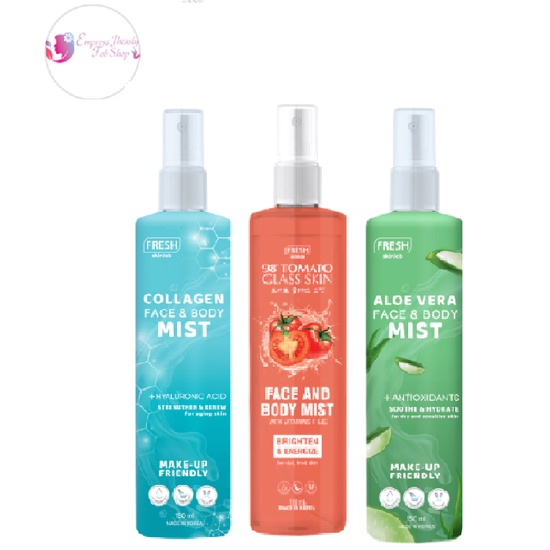 Fresh Tomato Glass Skin | Aloe Vera Face And Body Mist 150ml | Shopee ...