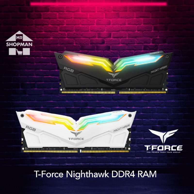 Teamgroup TForce NightHawk RGB 16Gb (2x8Gb) 3600Mhz / 3200Mhz Night ...