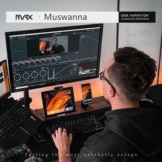 KENLEI DUAL MONITOR MOUNT / BRACKET C-Clamp-Including laptop stand 2021 ...